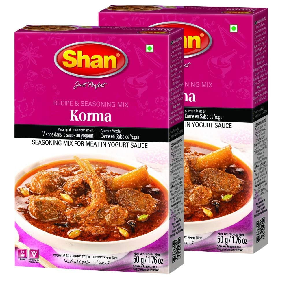 Pure Korma Masala Powder By Shan 50gm 1.7 Ounce | Pack Of 2 - Walmart.com