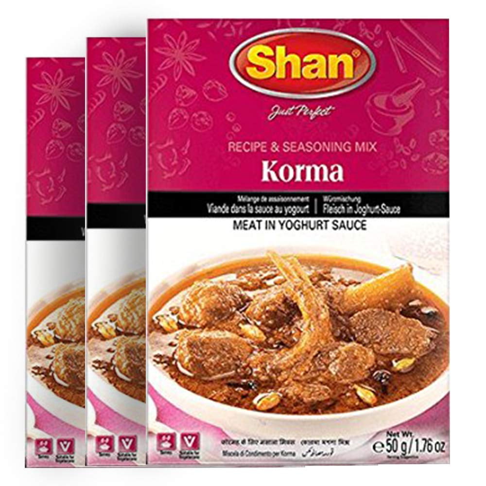 Pure Korma Masala Powder By Shan 50gm 1.7 Ounce | Pack Of 3 - Walmart.com