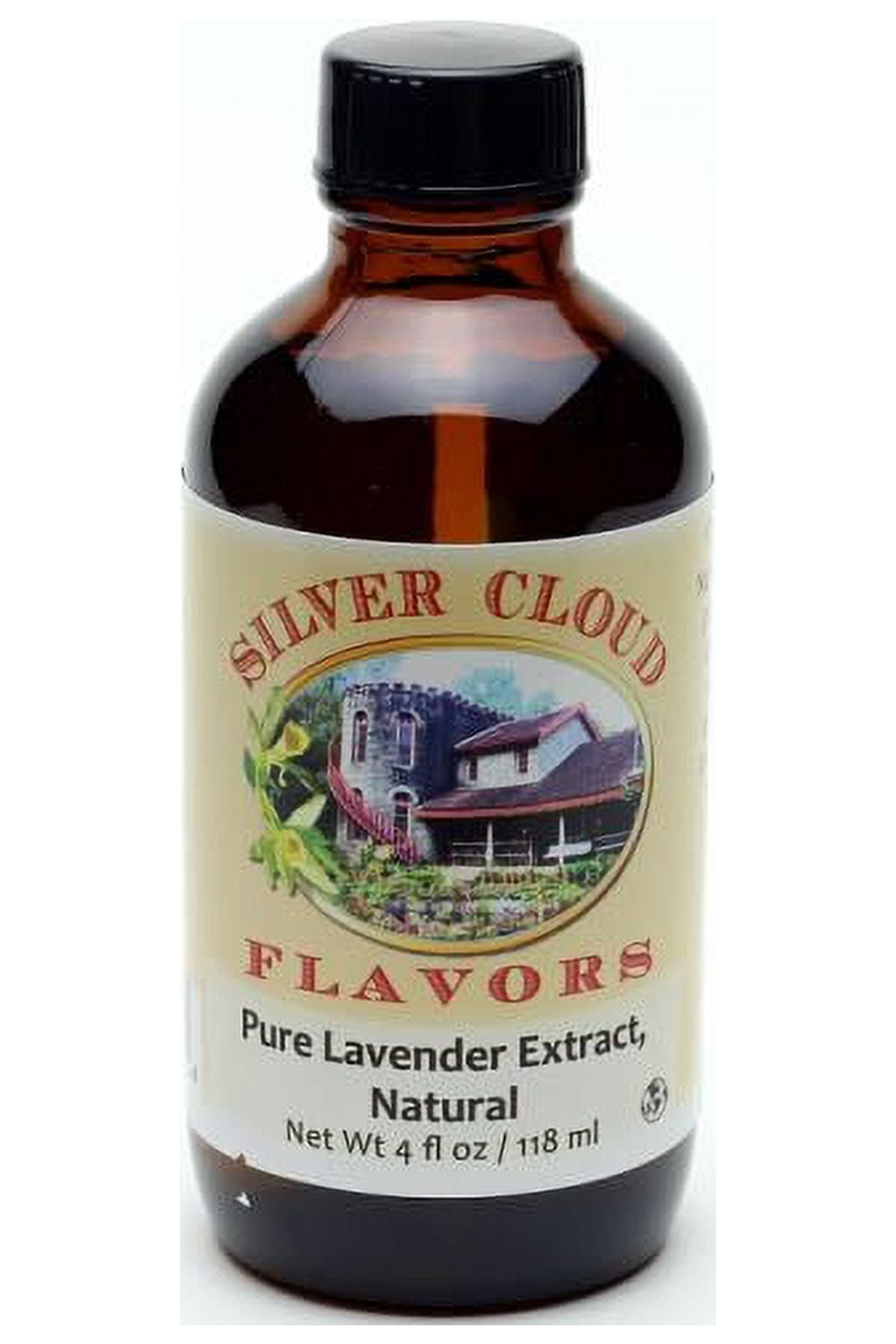 Pure Natural Lavender Extract for Cooking, 4 fl. oz. Glass Bottle ...
