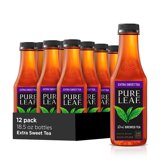 Pure Leaf Extra Sweet Real Brewed Iced Tea, 18.5 fl oz, 12 Pack Bottles ...