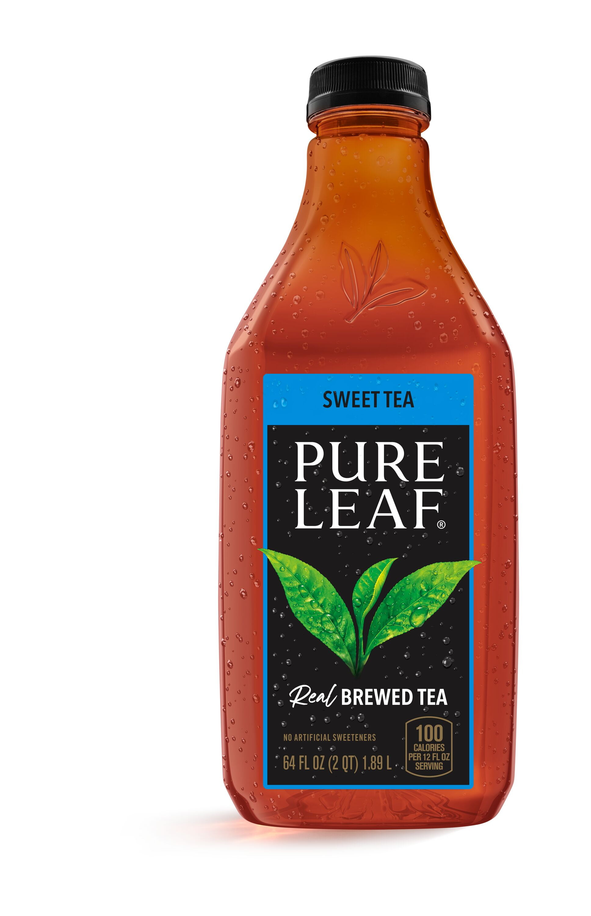 Lipton Pure Leaf Real Brewed Black Iced Tea, Sweet, No Artificial ...