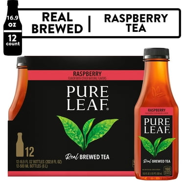 Pure Leaf Raspberry Real Brewed Iced Tea, 16.9 oz, Six Pack Bottles ...