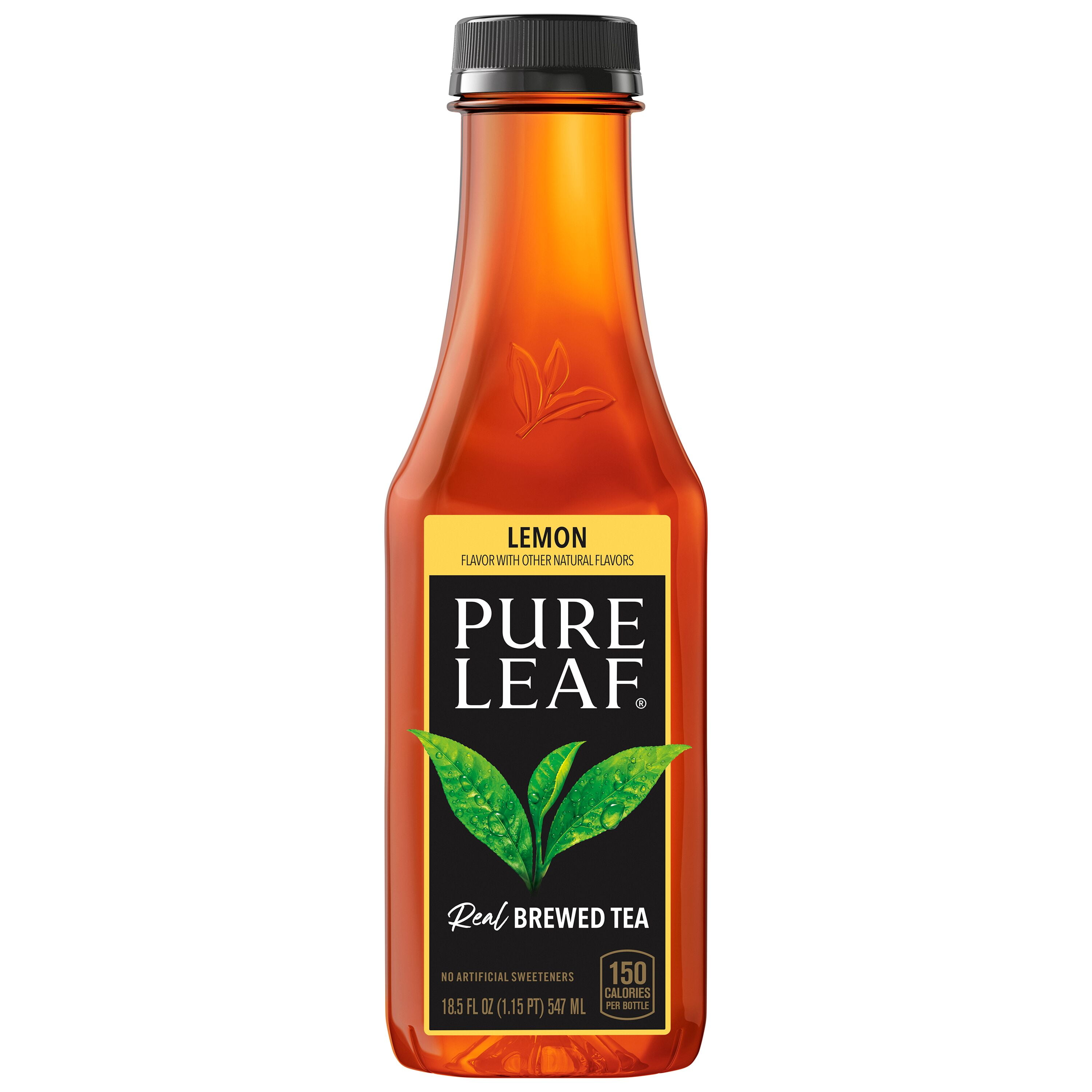 Pure Leaf Real Brewed Iced Tea, Lemon,18.5 fl oz Bottle - Walmart.com