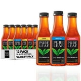 Pure Leaf Real Brewed Variety Pack, Iced Tea Bottled Tea Drink ...