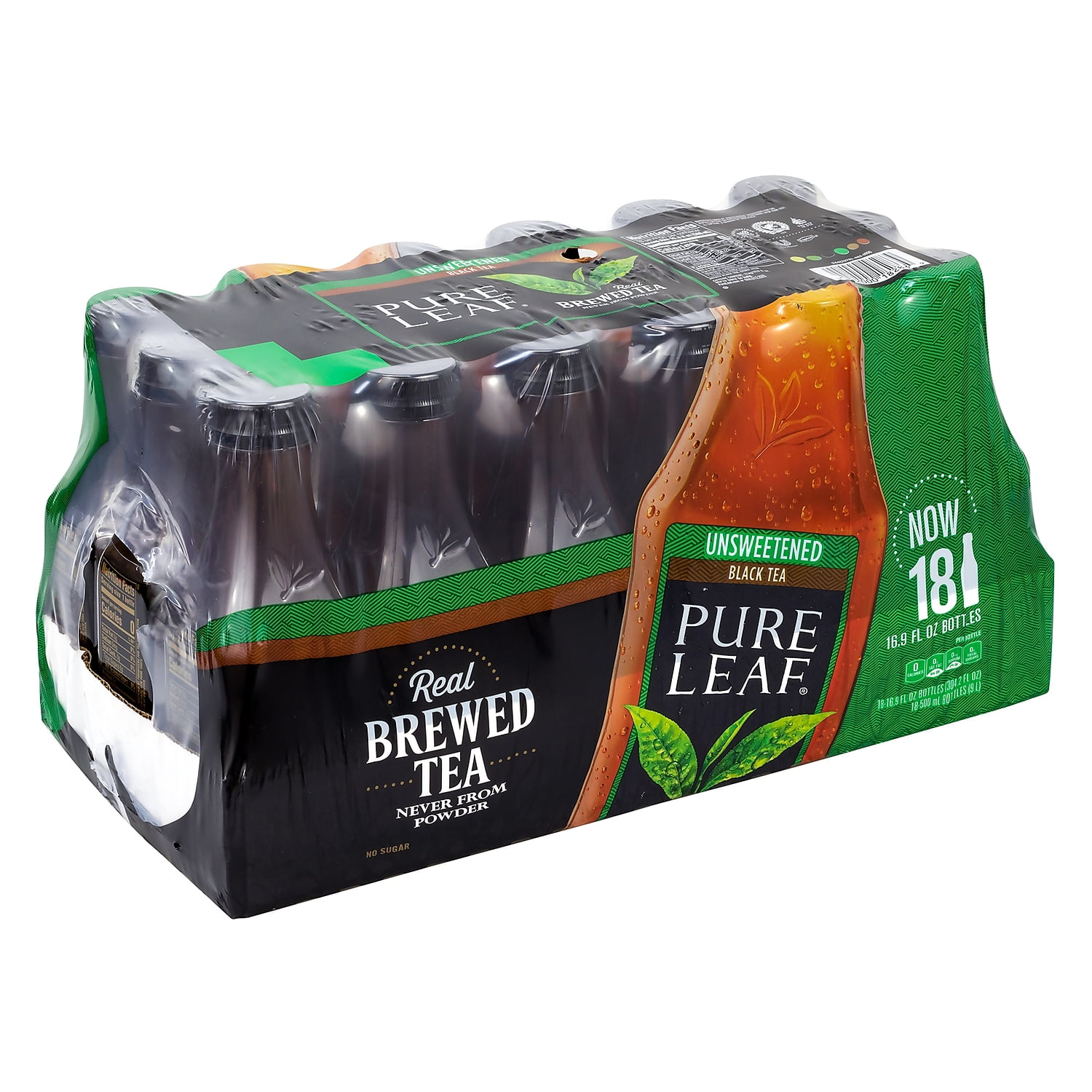 Lipton Pure Leaf Unsweetened Iced Black Tea 18-Pack/16.9 oz (220-02027 ...