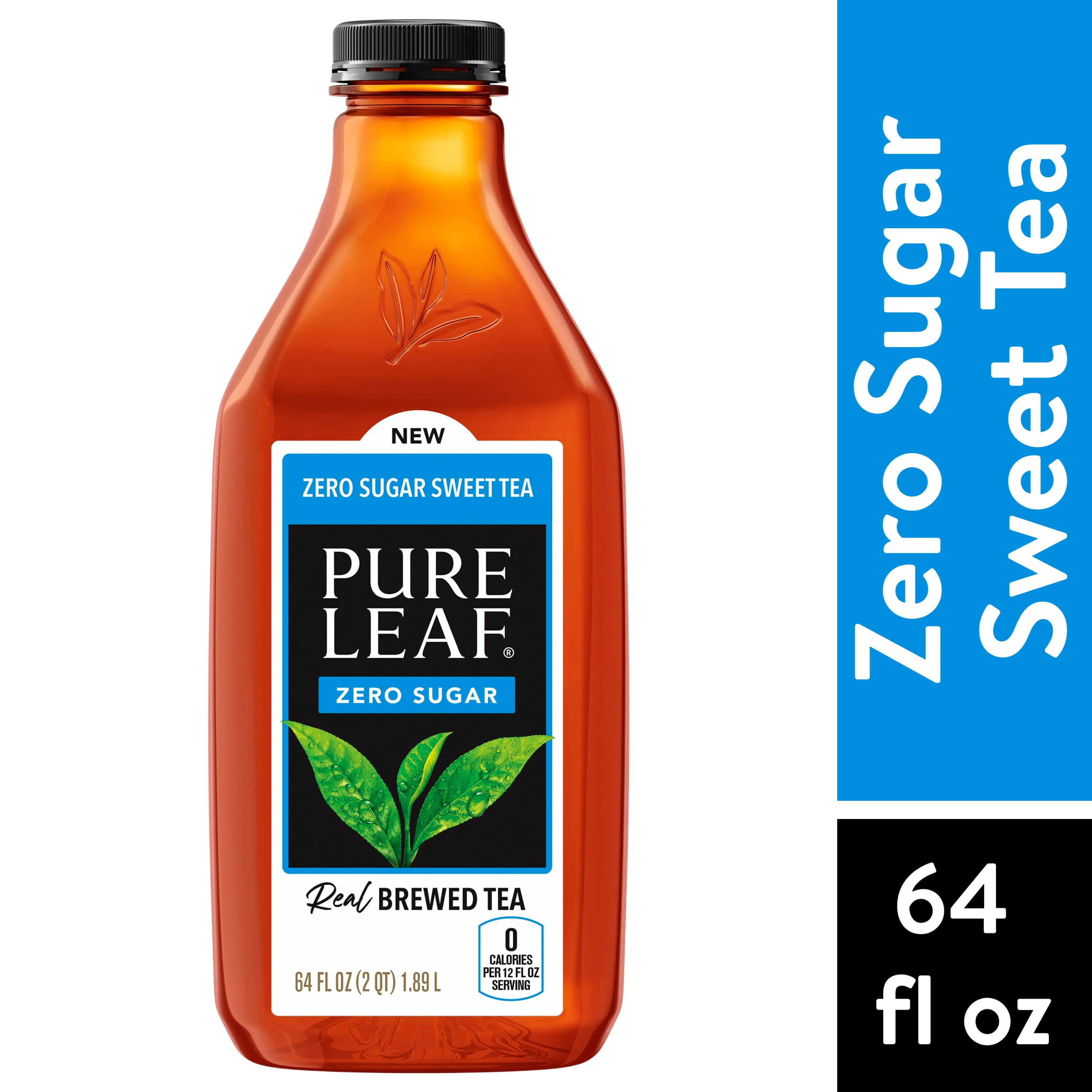 Pure Leaf Zero Sugar Real Brewed Tea Sweet 64 Fl Oz - Walmart.com