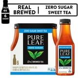 Lipton Pure Leaf Zero Sugar Sweetened Iced Tea, Real Brewed, 16.9 Fl Oz ...