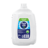 Distilled Water, 1-Gallon Plastic Bottled Water, 6 Pack, Pure ...