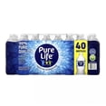 Pure Life Purified Mineral Water, 16.9 oz Bottled Drinking Water, 40 ...