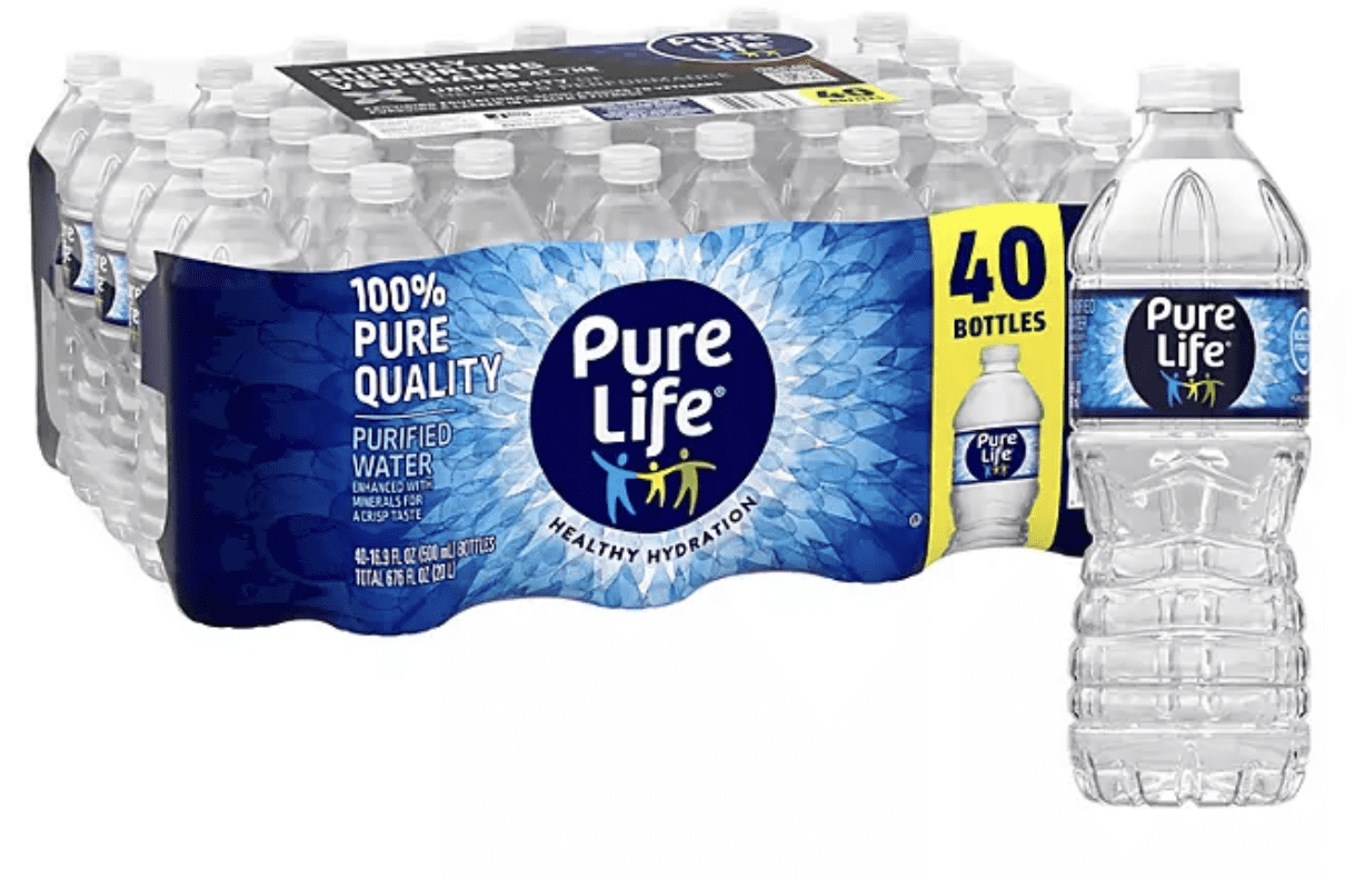 Pure Life Purified Water 16.9 fl. oz., 40 pk. - Walmart.com