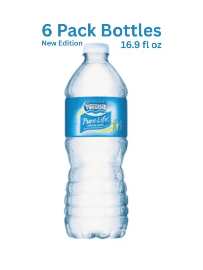 Pure Life Purified Water, 16.9 fl oz, 6-Pack Plastic Bottles - Walmart.com
