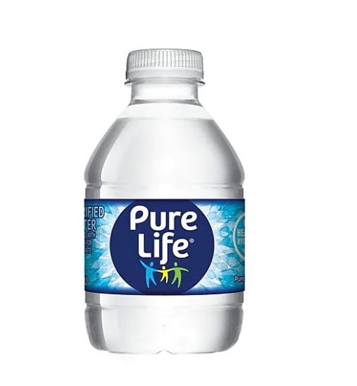 Pure Life Purified Water, 8 Fl Oz, Plastic Bottled Water - Walmart.com
