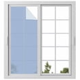 Pure Light Blue Window Privacy Film, Simple Solid Color Static Cling UV ...