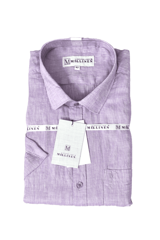 Pure Linen Shirt - Made From 100% Pure Linen Fabric - Walmart.com