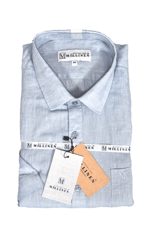 Pure Linen Shirt - Made From 100% Pure Linen Fabric - Walmart.com