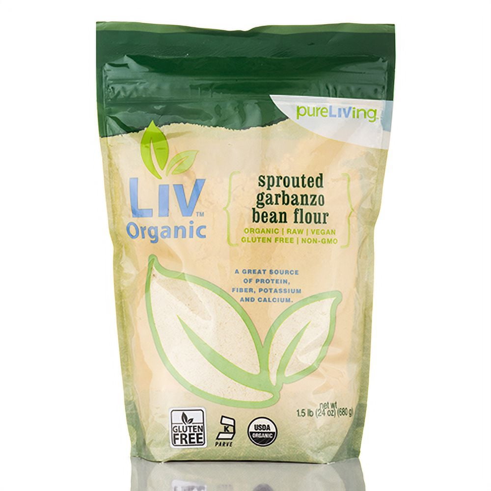 Pure Living Sprouted Garbanzo Bean Flour - 1.5 lbs - Walmart.com