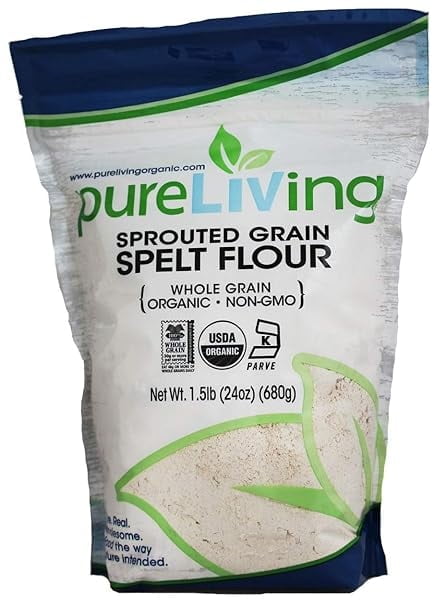 Pure Living Organic Sprouted Grain Spelt Flour - 1.5 lb - Walmart.com