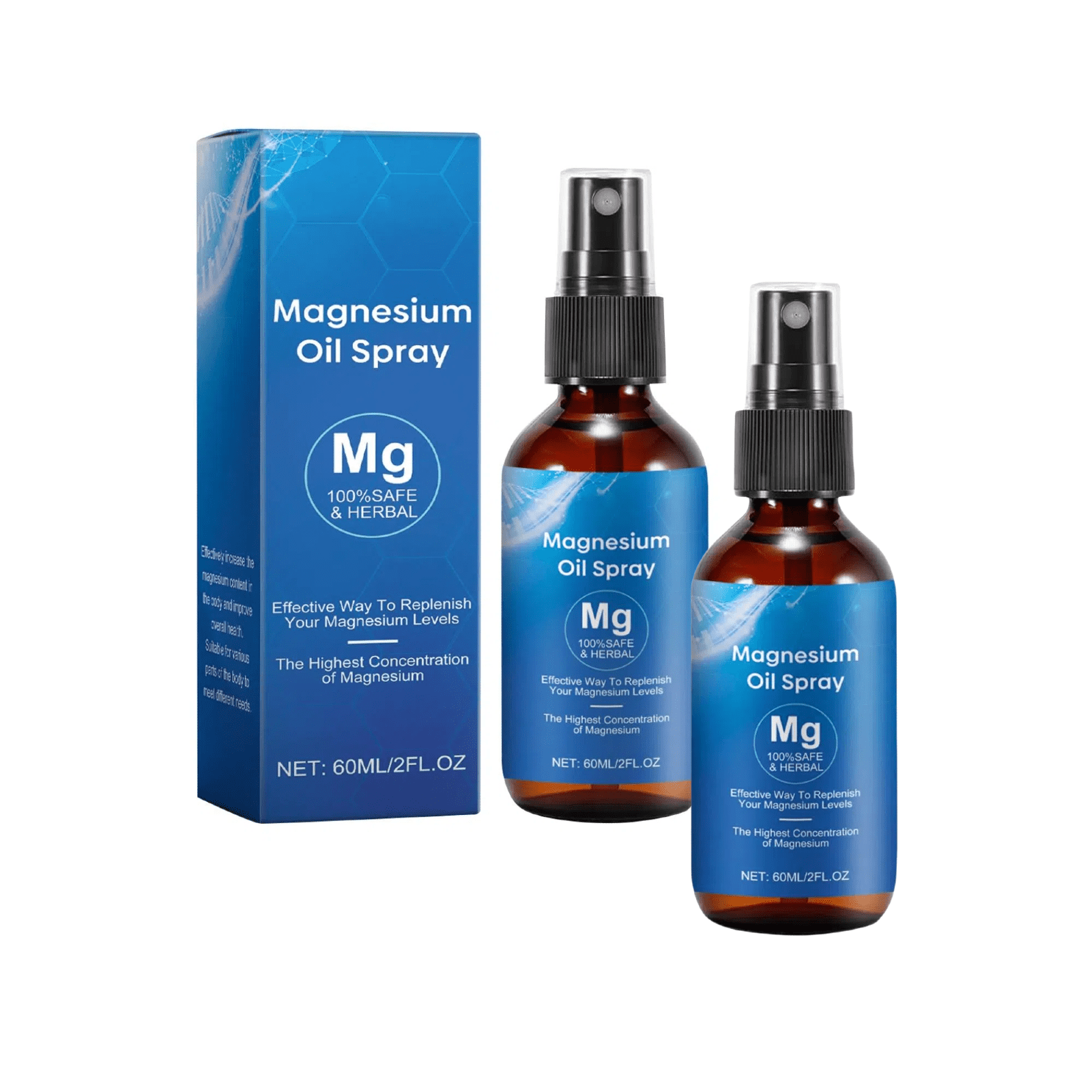 Pure Magnesium_Oil Spray, 100% Pure Natural Magnesium_Oil_Extra ...