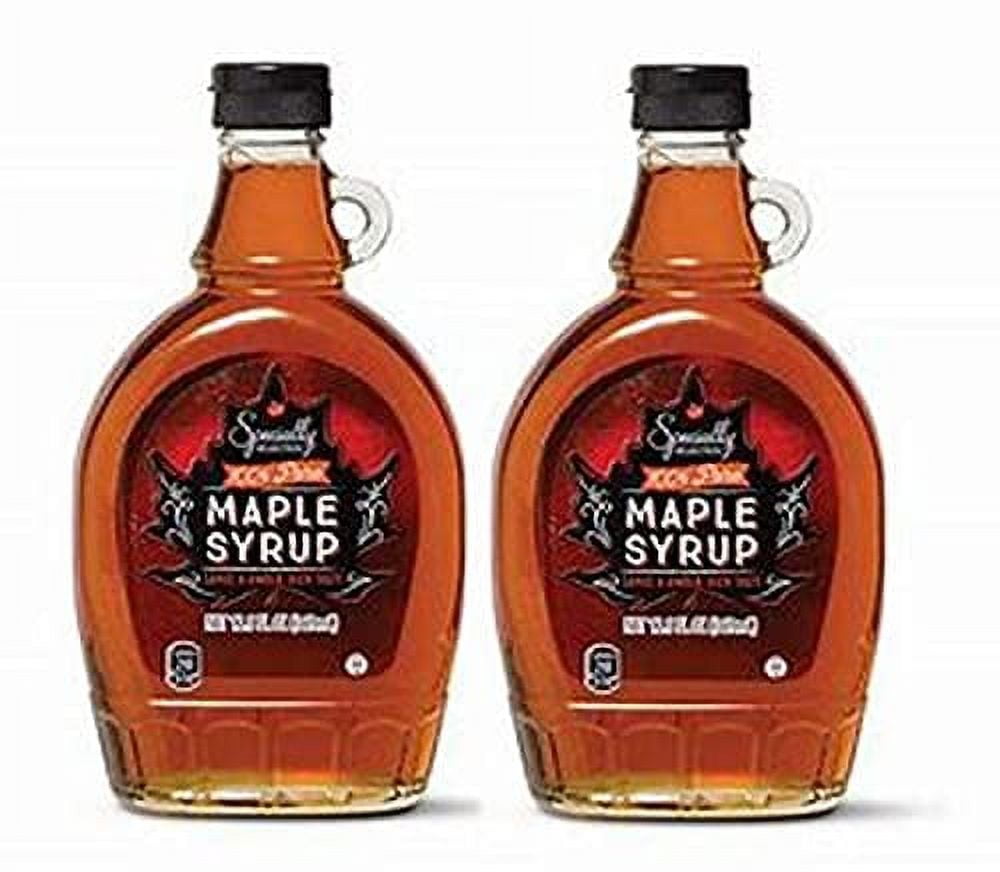 Pure Maple Syrup Grade A Amber Color, Rich Taste 12.5fl oz 370ml (Two ...