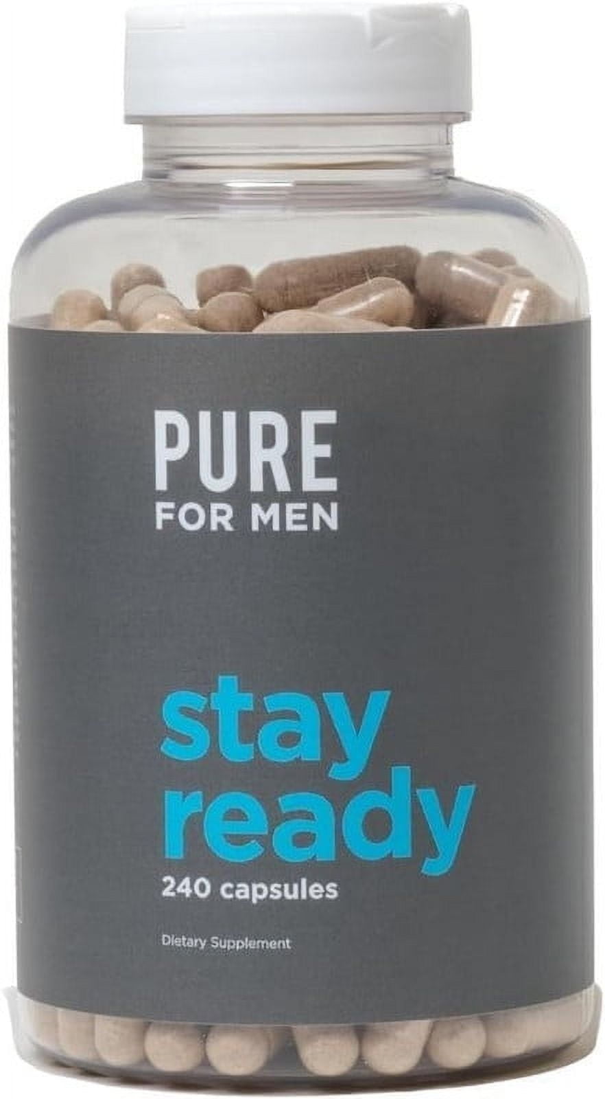 Pure for Men Original Cleanliness Stay Ready Fiber Supplement | Helps ...