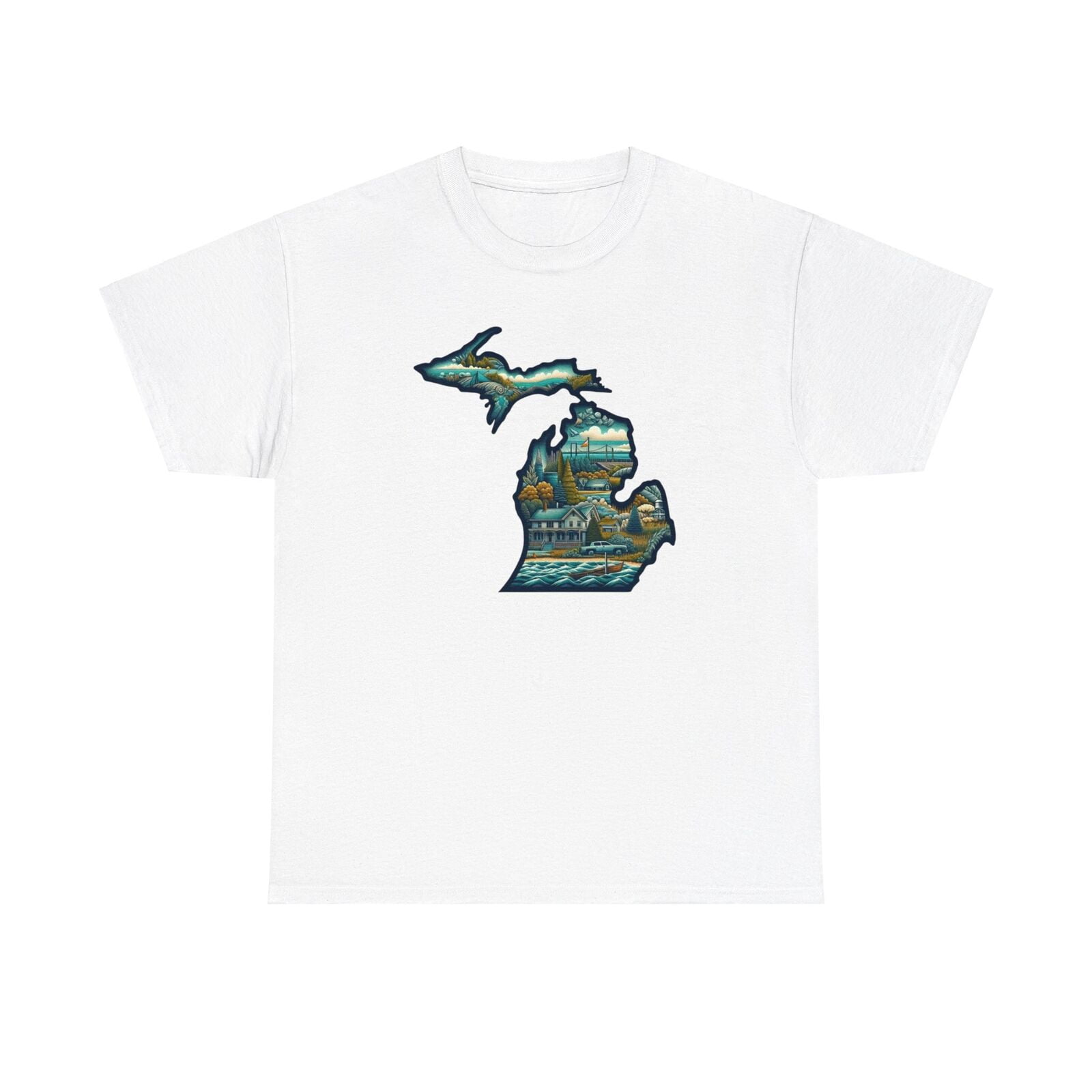 Pure Michigan State Graphic Unisex Gildan T-Shirt - Walmart.com