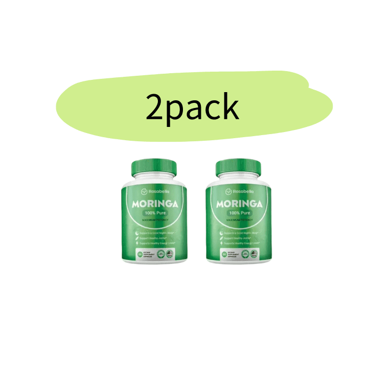 Pure Moringa Capsules – 60 Count | Plant-Based Wellness Support 2PACK ...