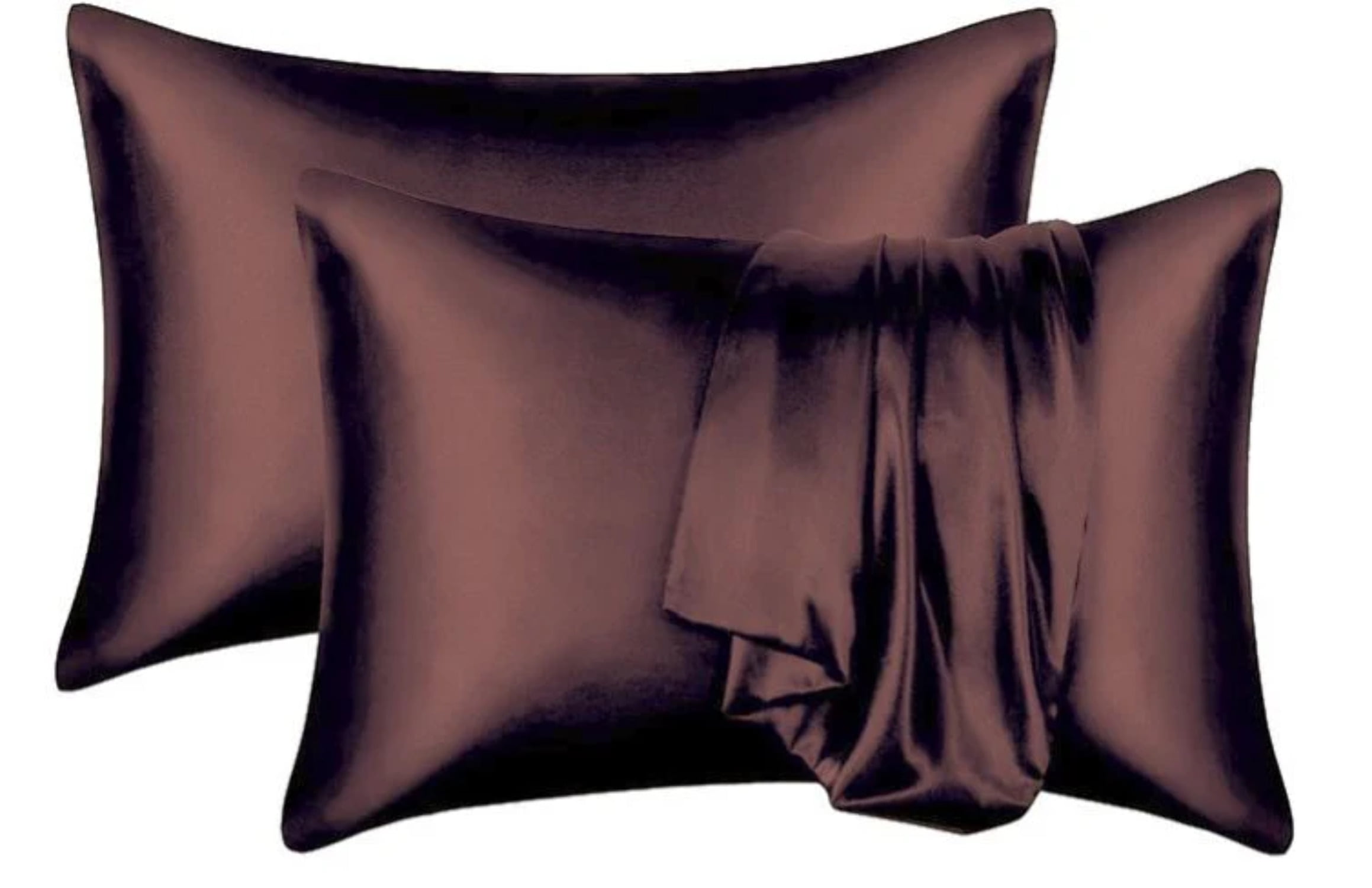 Pure Mulberry Silk Satin Pillow covers ( Set of 2) - Walmart.com