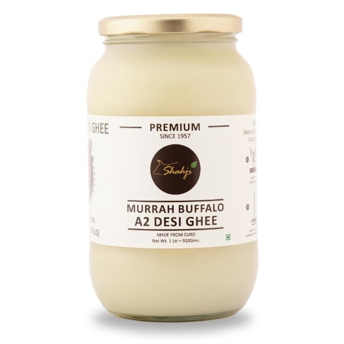 Pure Murrah Buffalo A2 Desi Ghee By Shahji | High In Protein Fiber ...