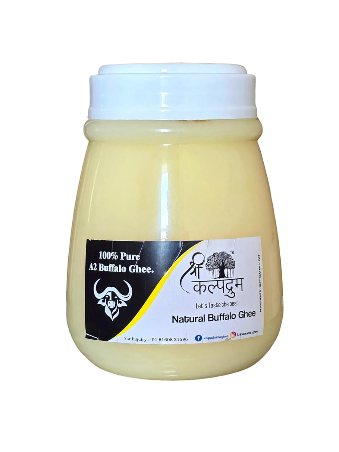 Pure Natural A2 Buffalo Ghee By Shri Kalpadruma | Rich In Vitamin A ...