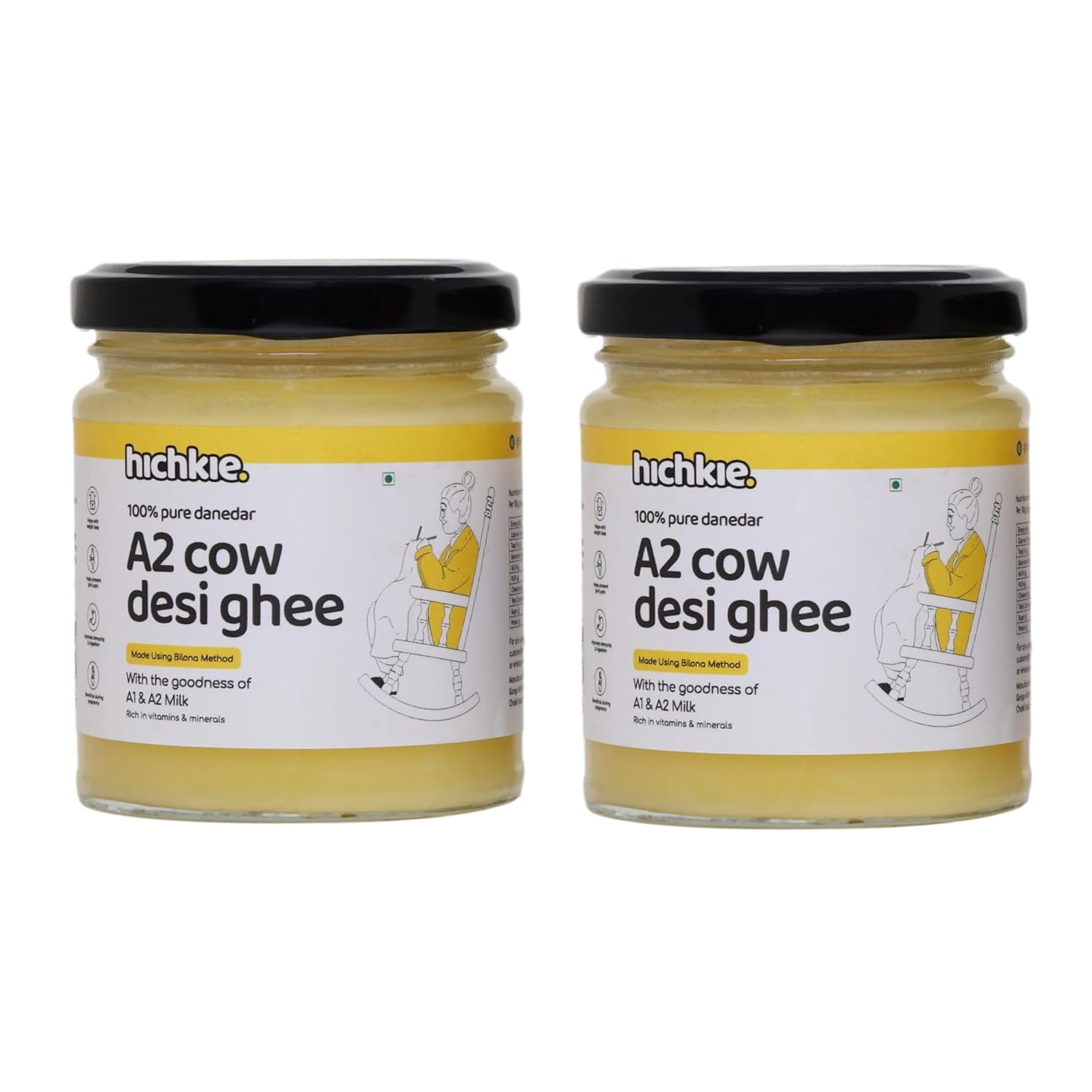 Pure Natural A2 Cow Desi Ghee By Hichkie | Rich In Vitamin A & Healthy Nutrients Desi Ghee ...