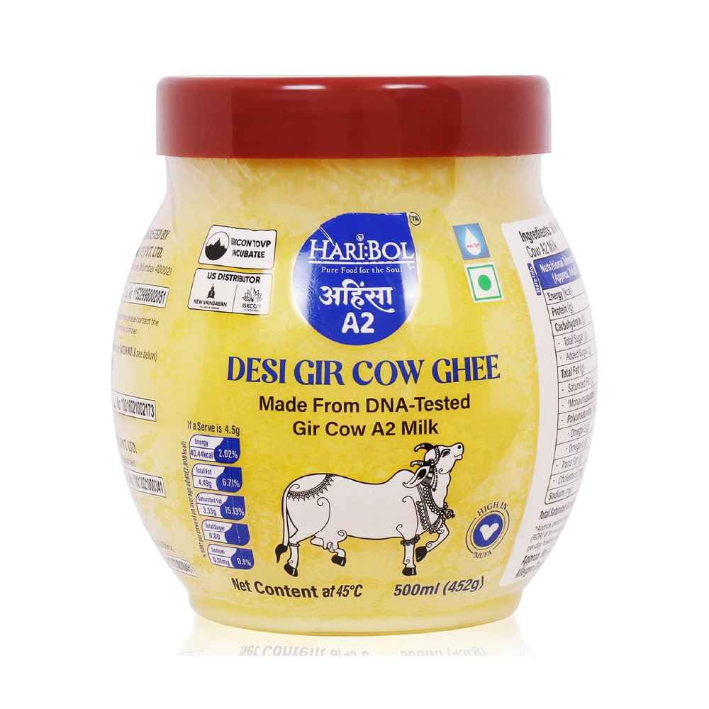 Pure Natural A2 Desi Gir Cow Ghee By Hari:Bol | Pure Healthy Cow Ghee Perfect For Cookies ...