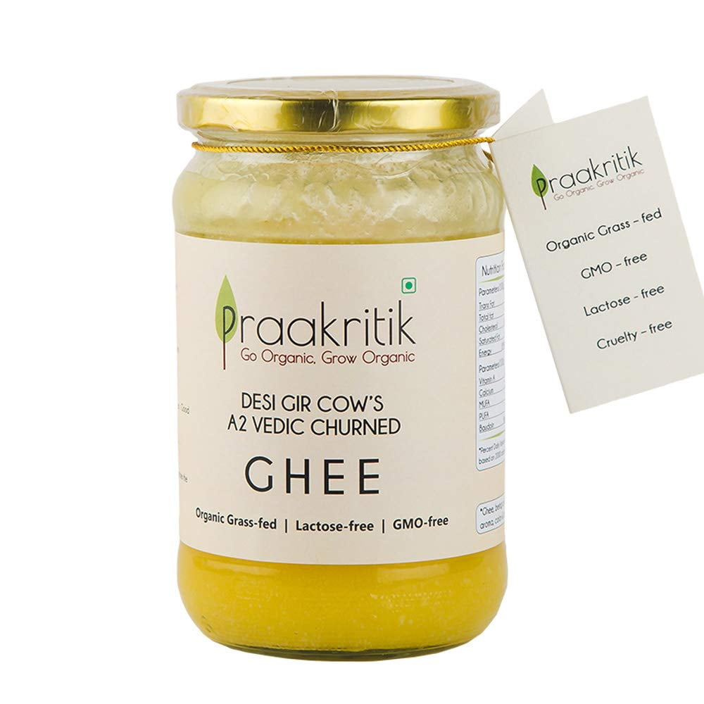 Pure Natural A2 Gir Cow Desi Ghee By Praakritik | High In Protein Fiber ...