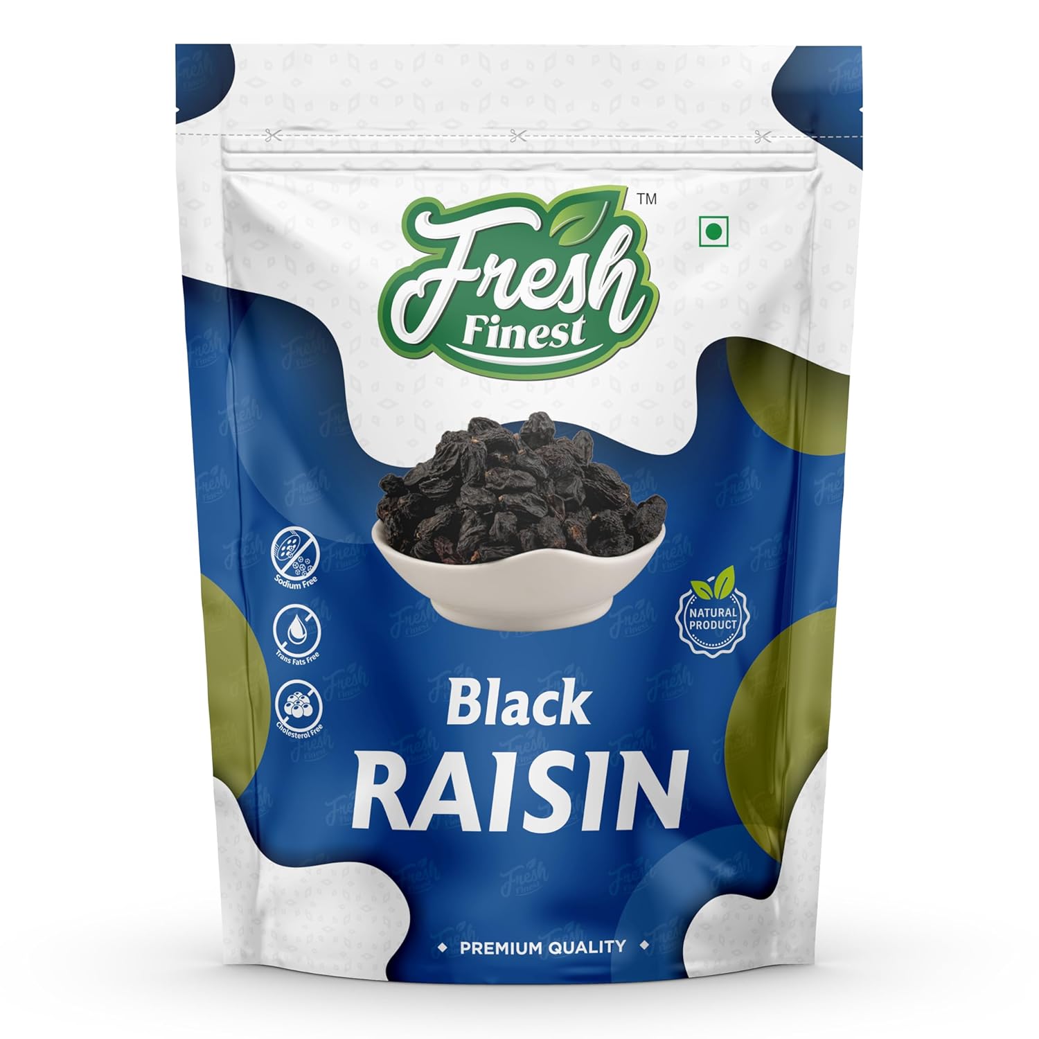 Pure Natural Black Raisin By Fresh Finest 250gm, | High In Protein ...
