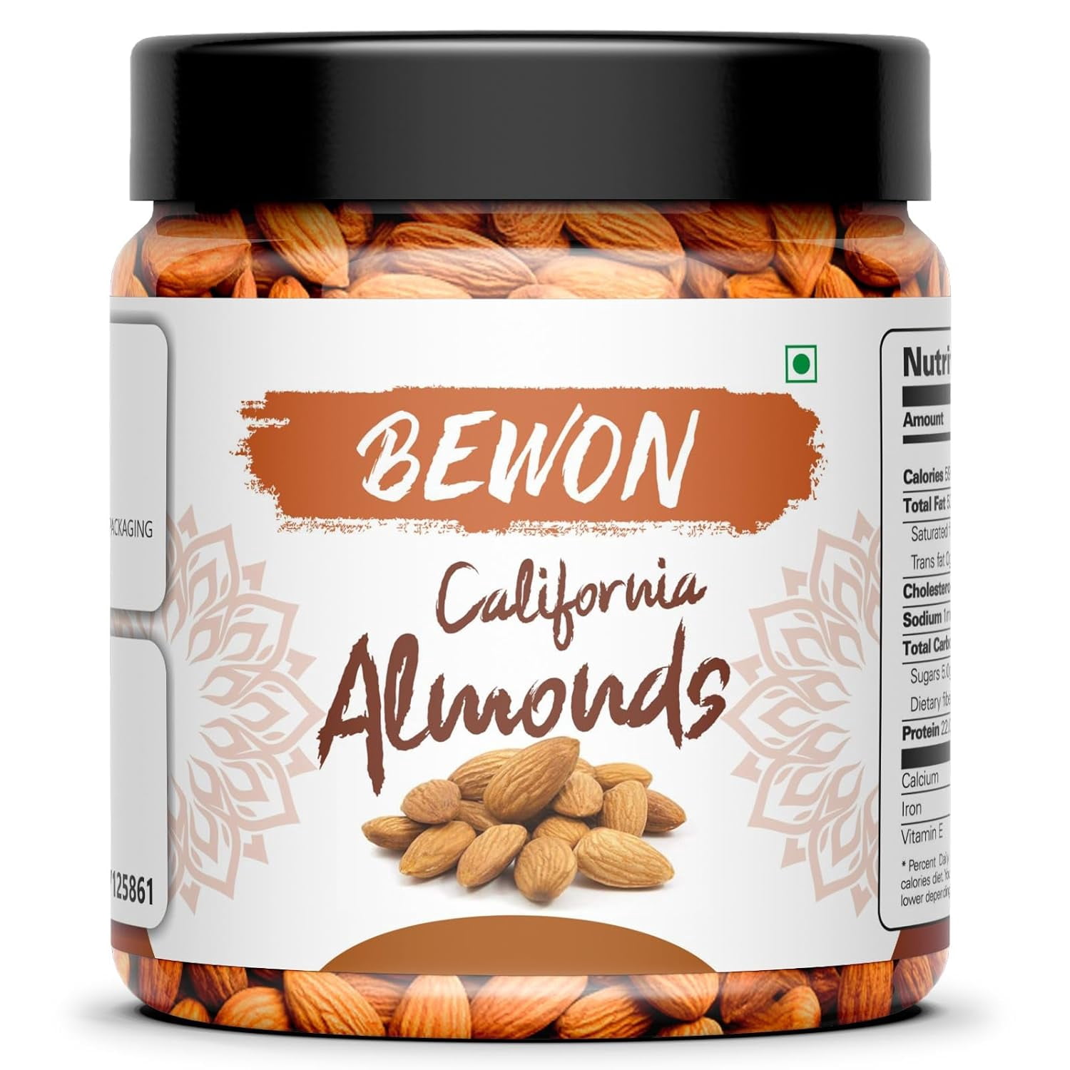 Pure Natural California Dried Almonds By Bewon 1kg, | Rich Source Of ...