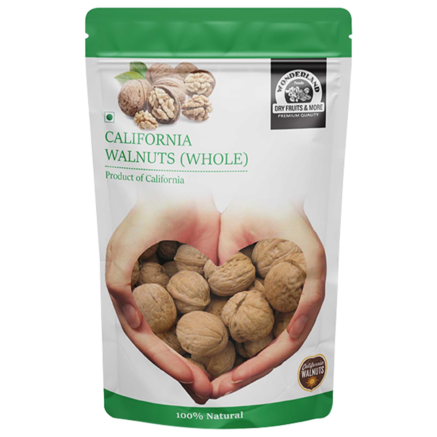 Pure Natural California Inshell Walnuts By Wonderland Foods 3kg, (1kg ...