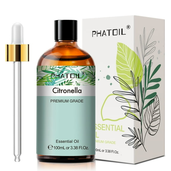 Pure Natural Citronella Essential Oil for Mosquito Repellent ...