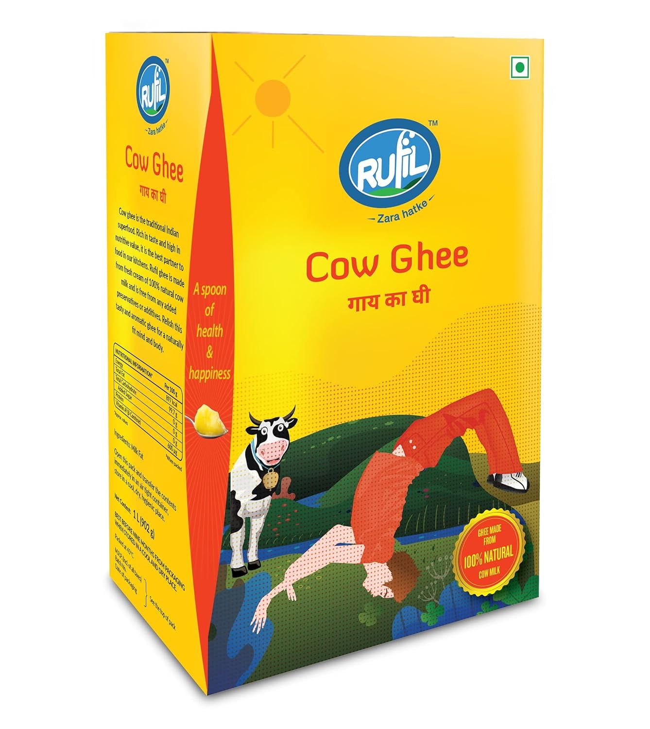Pure Natural Cow Ghee By Rufil | Delicious & Nutritious Healthy Desi ...
