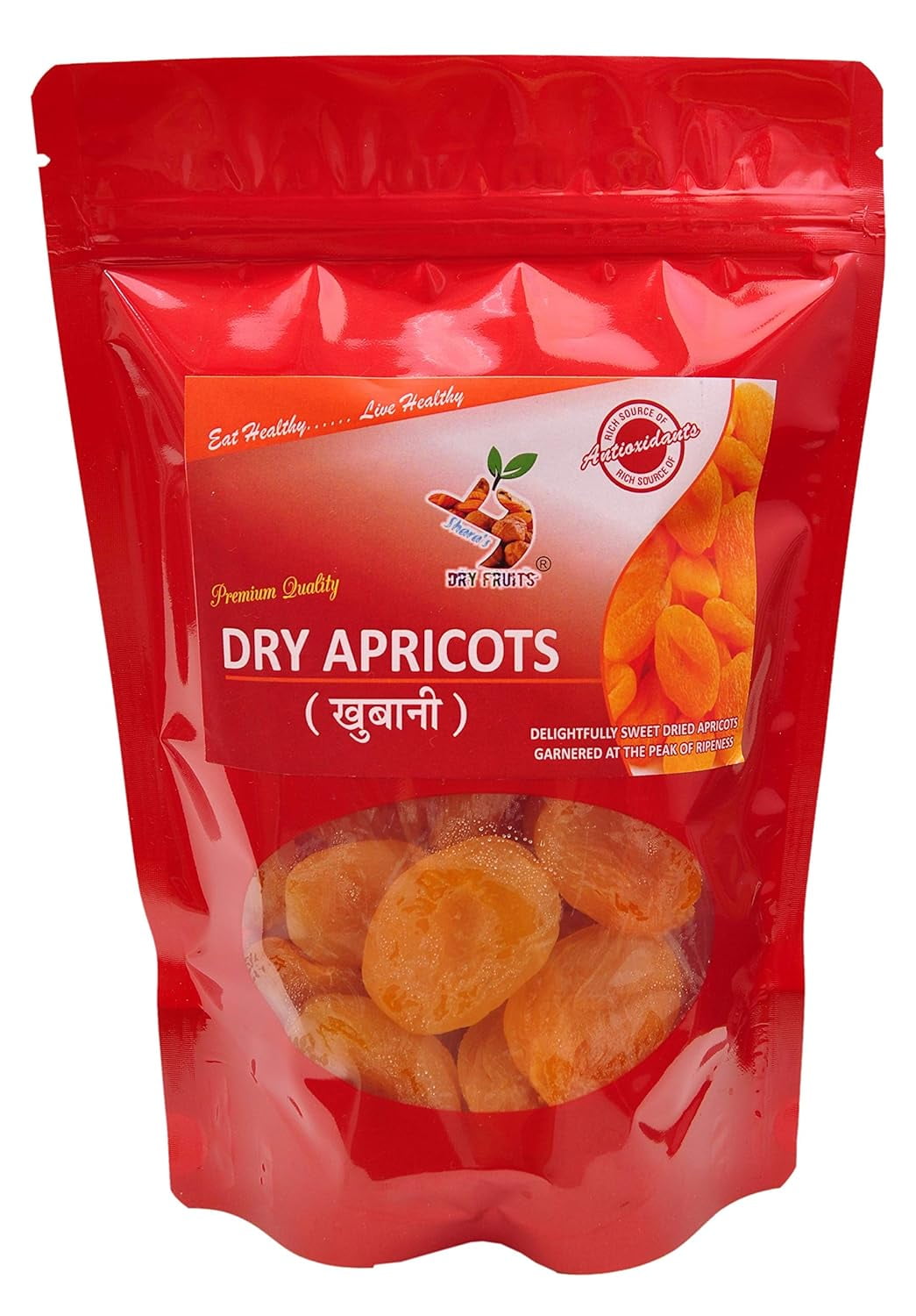 Pure Natural Dry Apricots By Shara'S Dry Fruits 800gm, (400gm * Pack Of ...