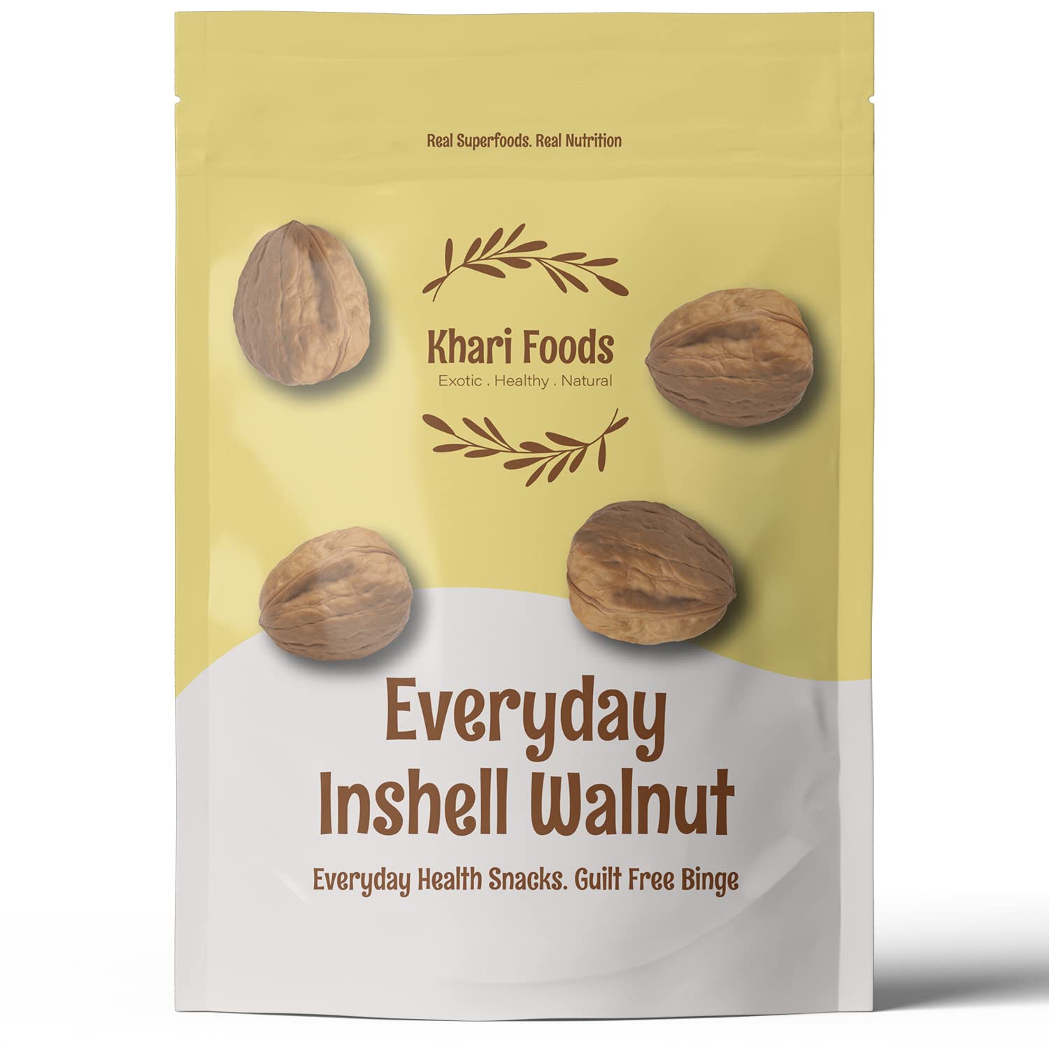 Pure Natural Everyday Inshell Walnuts By Khari Foods 1kg, | Delicious & Nutritious Dry Fruits ...