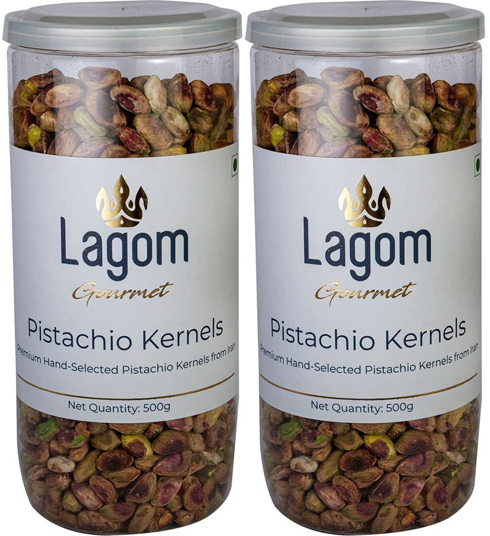 Pure Natural Gourmet Pistachio Kernels By Lagom 1kg, (500gm * 2 ...