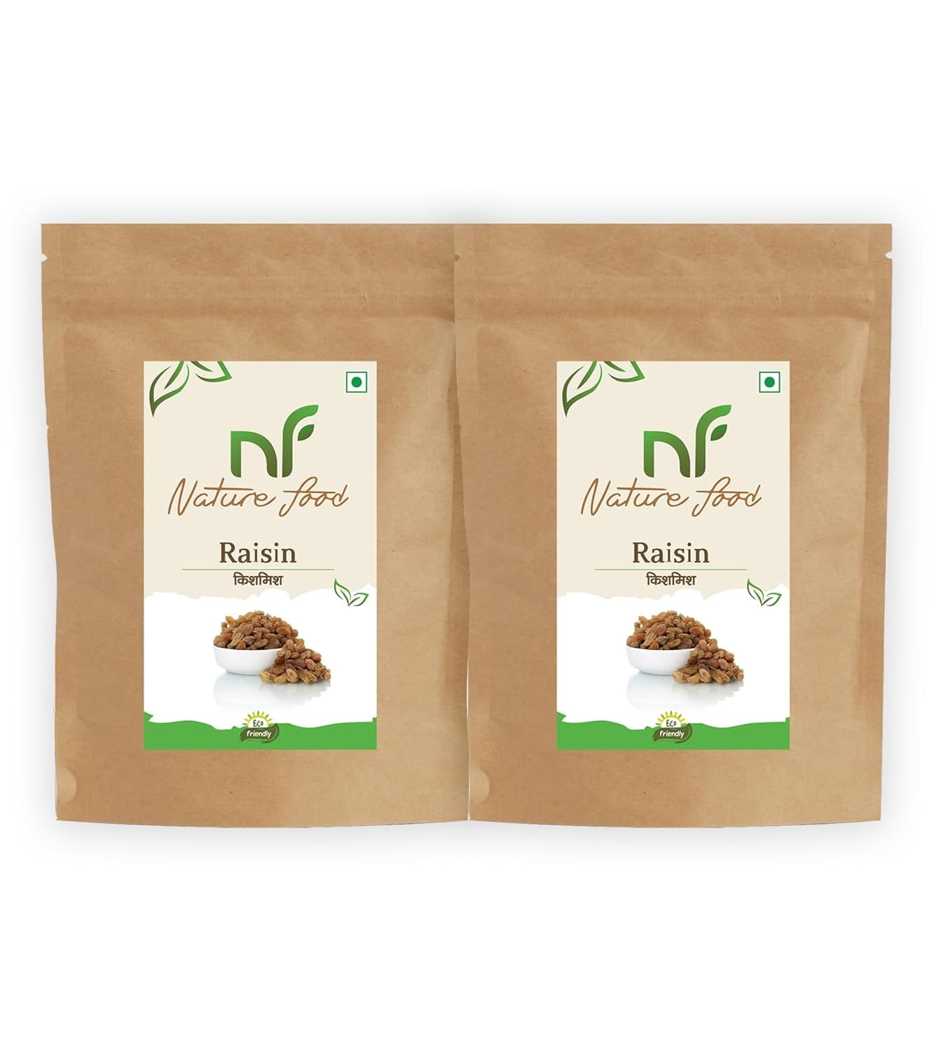 Pure Natural Raisins (Kishmish) By Nature Food 500gm, (250gm * Pack Of ...
