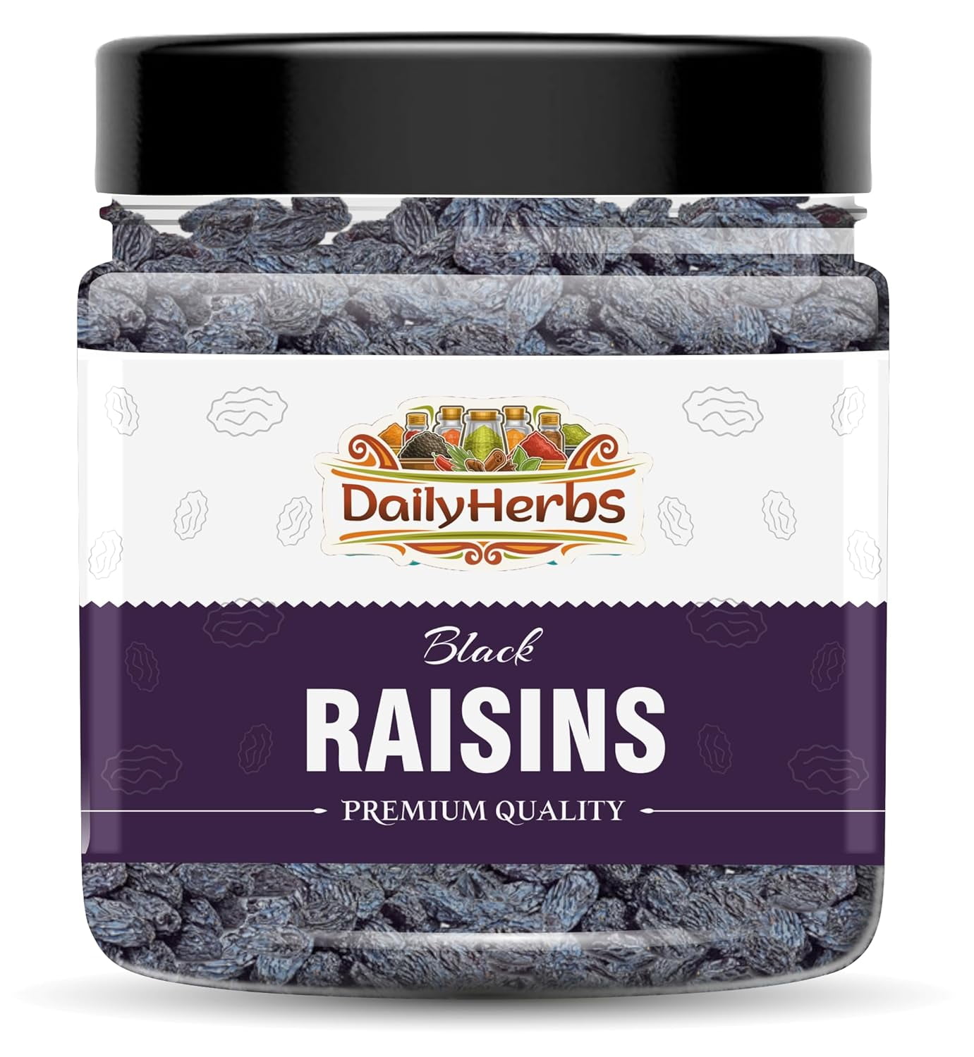 Pure Natural Seedless Black Raisins By DailyHerbs 1kg, | Healthy ...