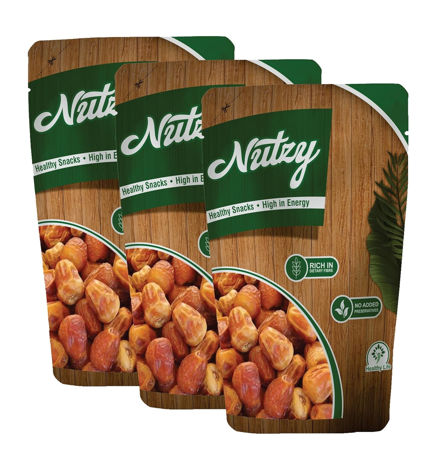 Pure Natural Yellow Dates By Nutzy 600gm, (200gm * Pack Of 3) | Rich In ...