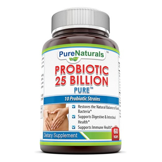 Pure Naturals 25 Billion Probiotic ,60 Vegetarian Caps - Walmart.com