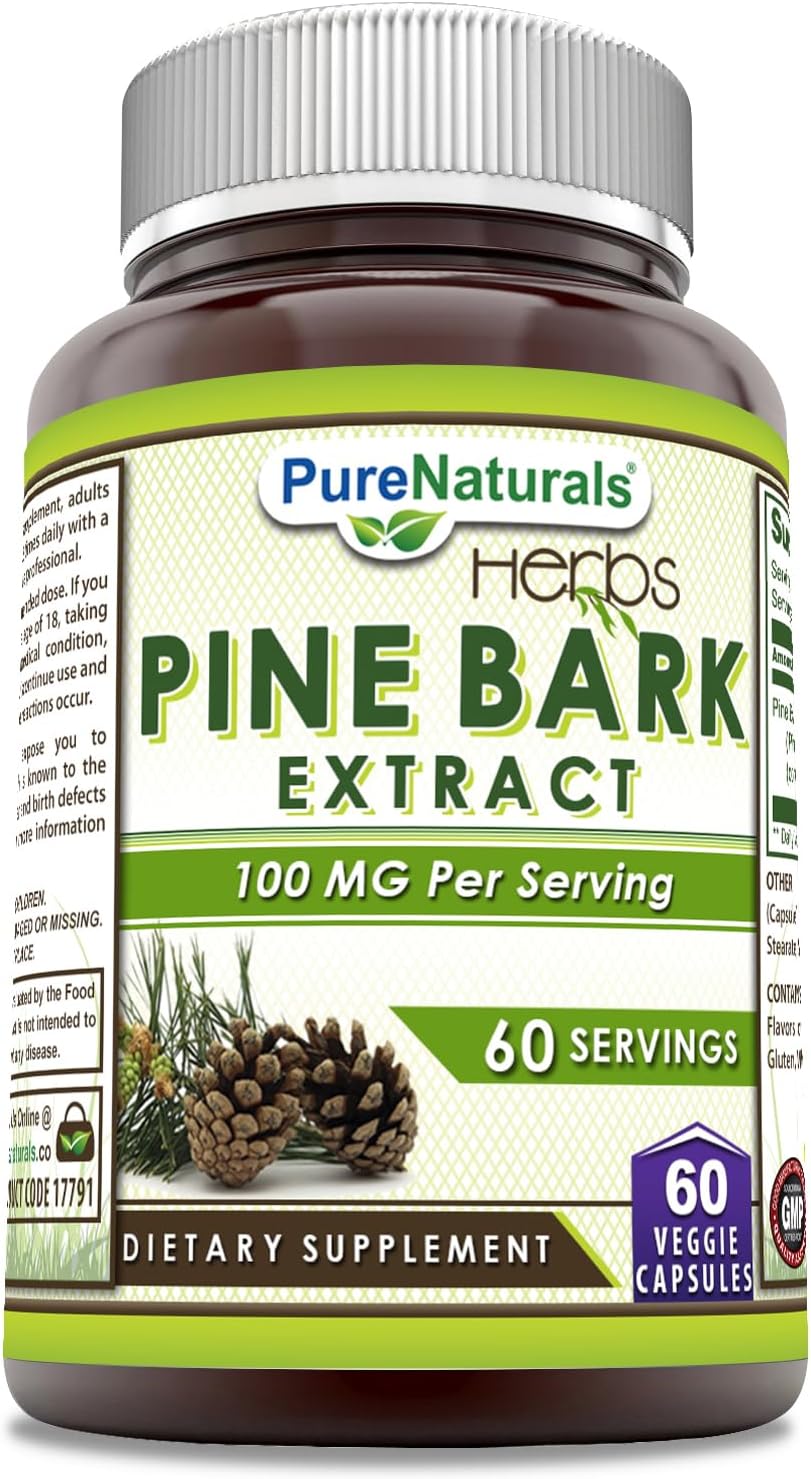 Swanson Pine Bark Extract 50 mg 100 Capsules - Walmart.com