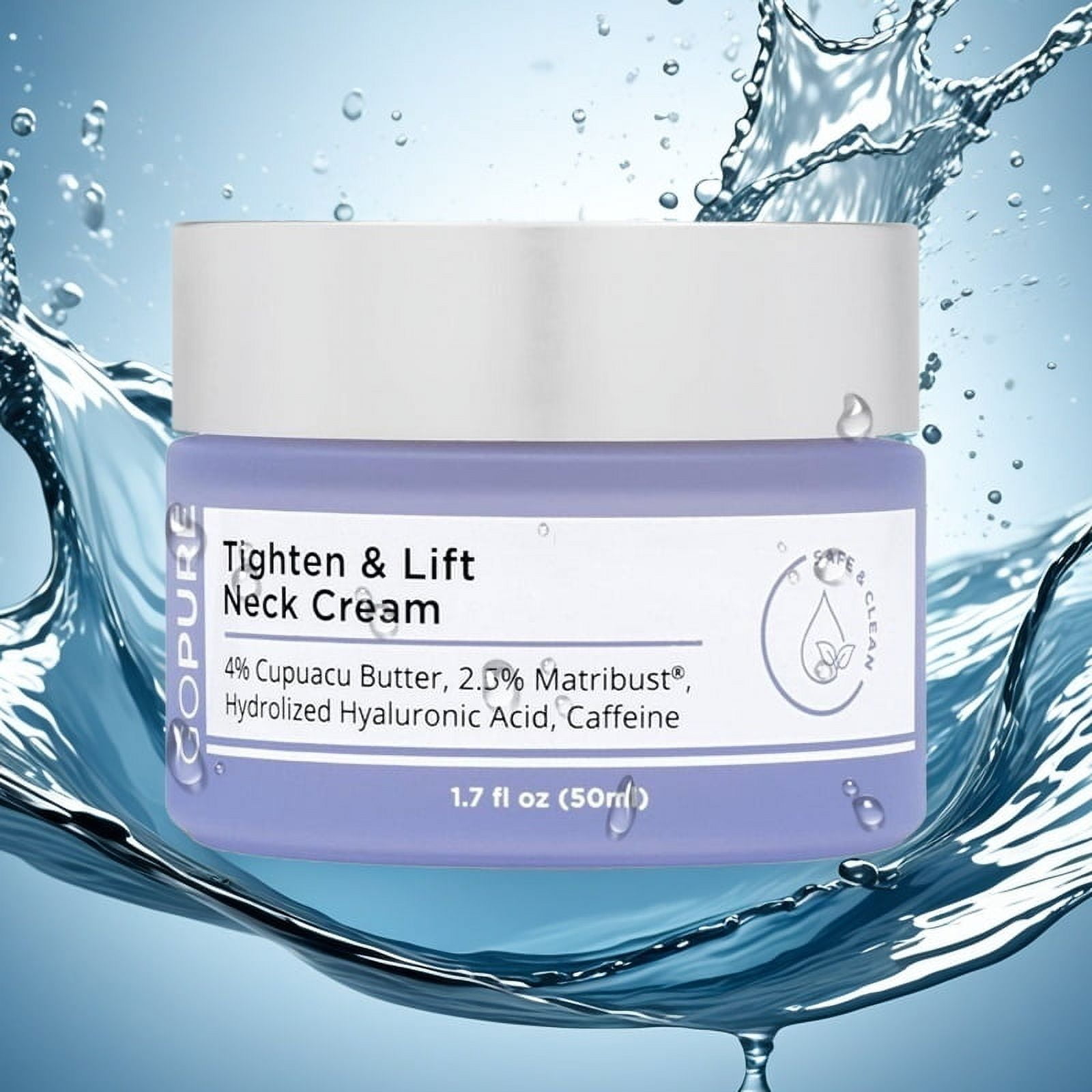 Pure Neck Firming Cream - Anti-Aging Neck Cream for Tightening and ...