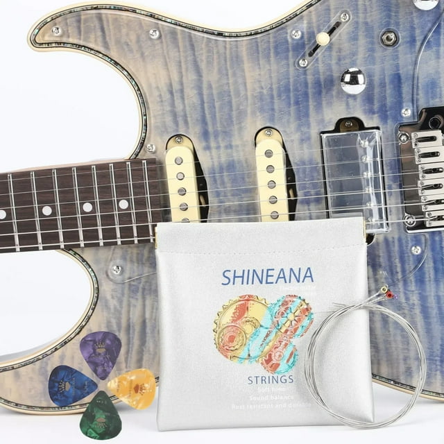 Pure Nickel Hexagonal Core Electric Guitar Strings - 6-String Set (09 ...