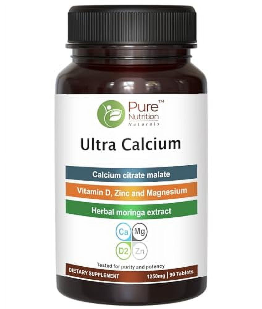 Pure Nutrition Ultra Calcium Citrate 1000mg Highly absorbable Calcium ...