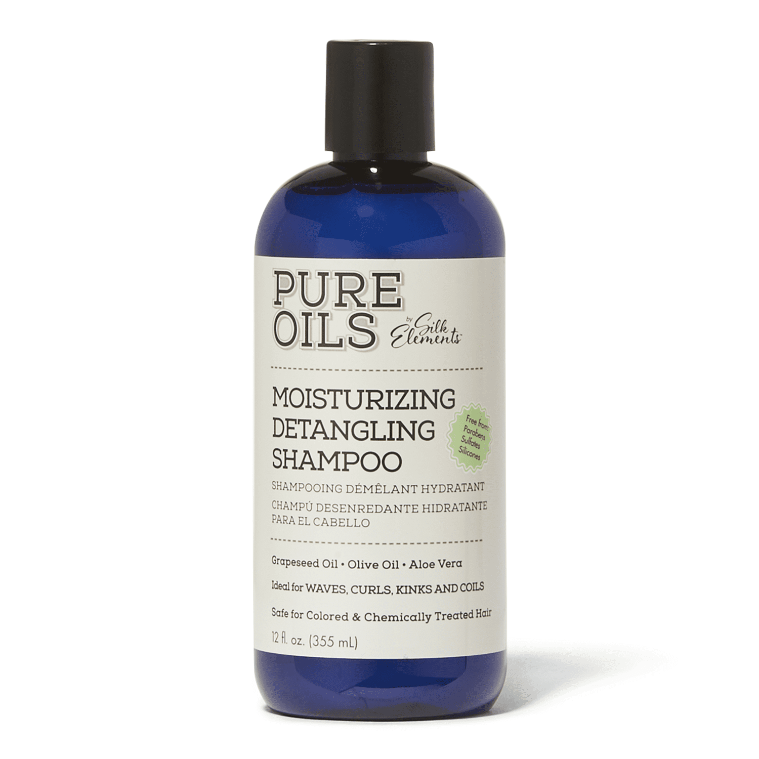 Pure Oils Moisturizing Detangling Shampoo,12fl.OZ(355 ml) - Walmart.com