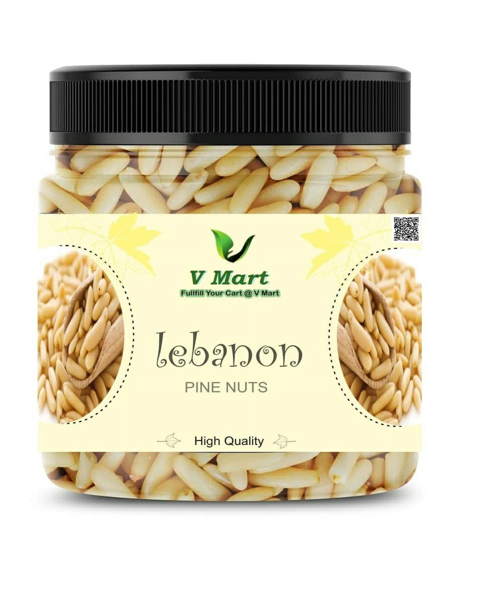 Pure Organic Pine Nuts Without Shell By V Mart 200gm, | Rich In Iron ...